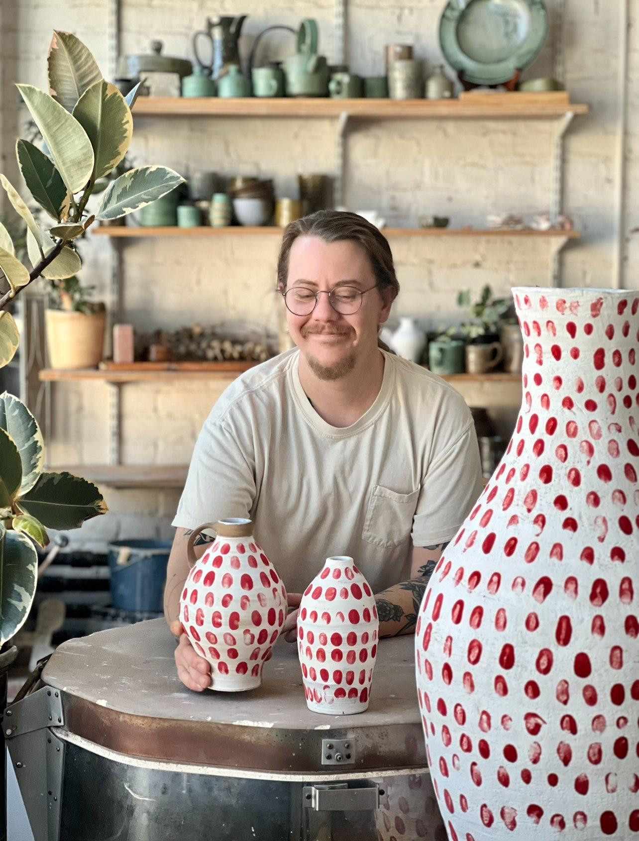 Lucas May 17F Creates Pottery Unique as His Fingerprints | Hampshire ...